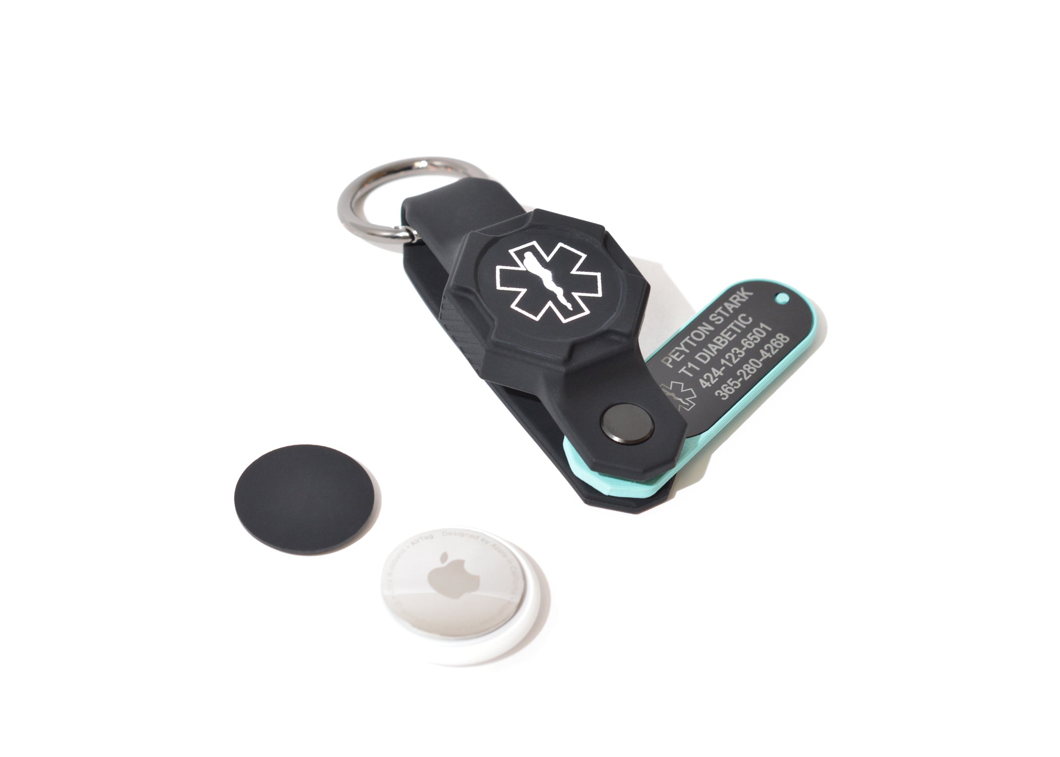 Medical Alert ID Tag Key Fob for Airtag – UnRange